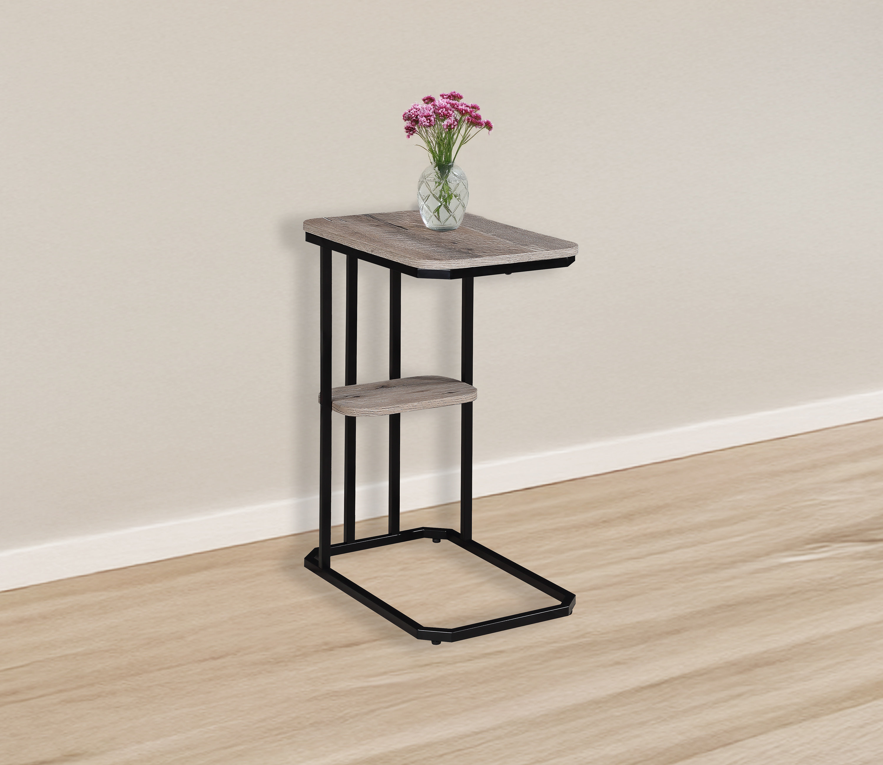 Ebern Designs IDA WEATHERED GREY CHAIRSIDE TABLE | Wayfair