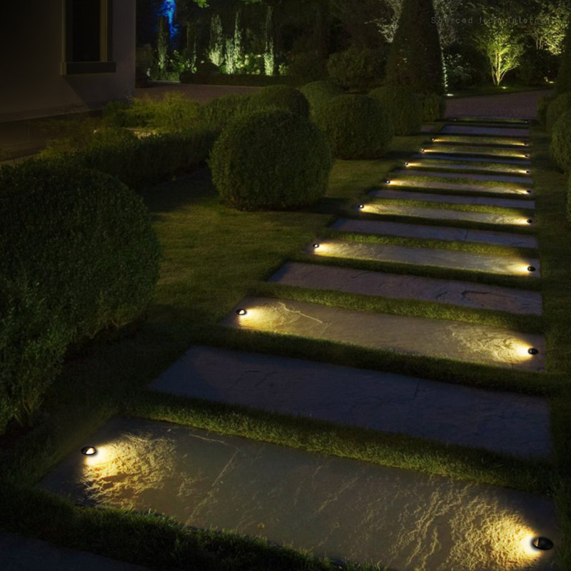 LEDVANS Commercial Grade LED Landscape Well Light Low Voltage 3000K ...