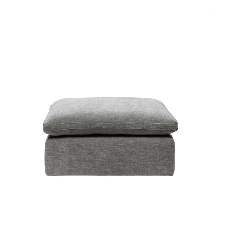 Hokku Designs Upholstered Ottoman, Contemporary Style Ottoman ...