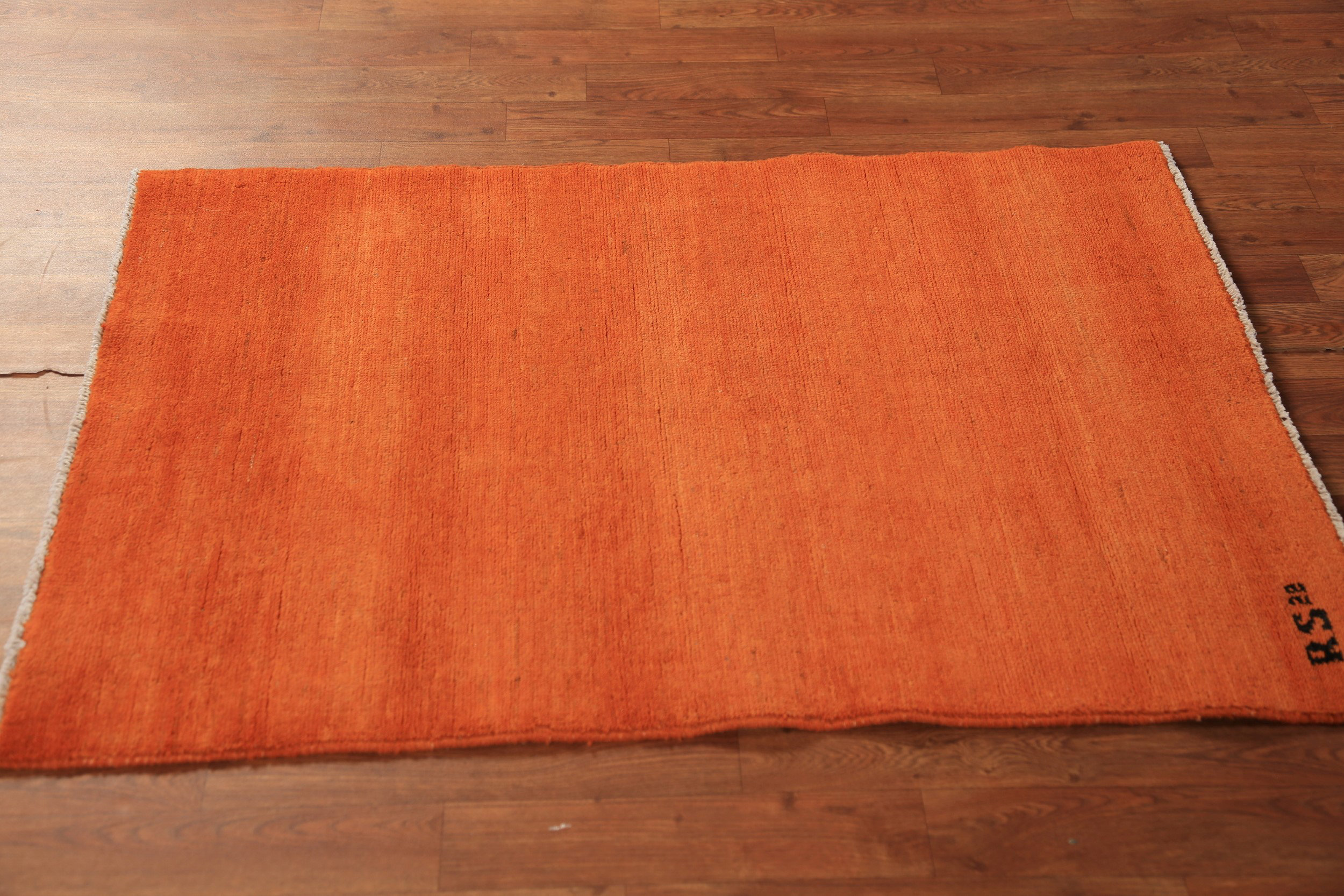 Hokku Designs Orange Handmade Gabbeh Oriental Accent Rug 3x4 | Wayfair