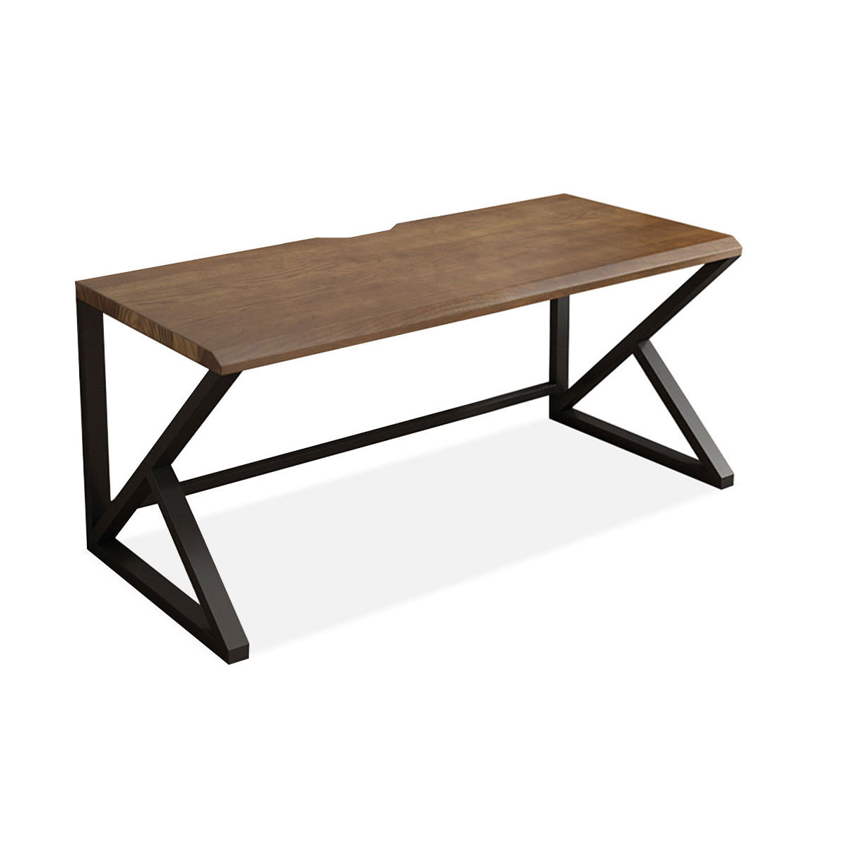 Cozynest 62.99" Dark Walnut Rectangular Solid Wood desks - Wayfair Canada