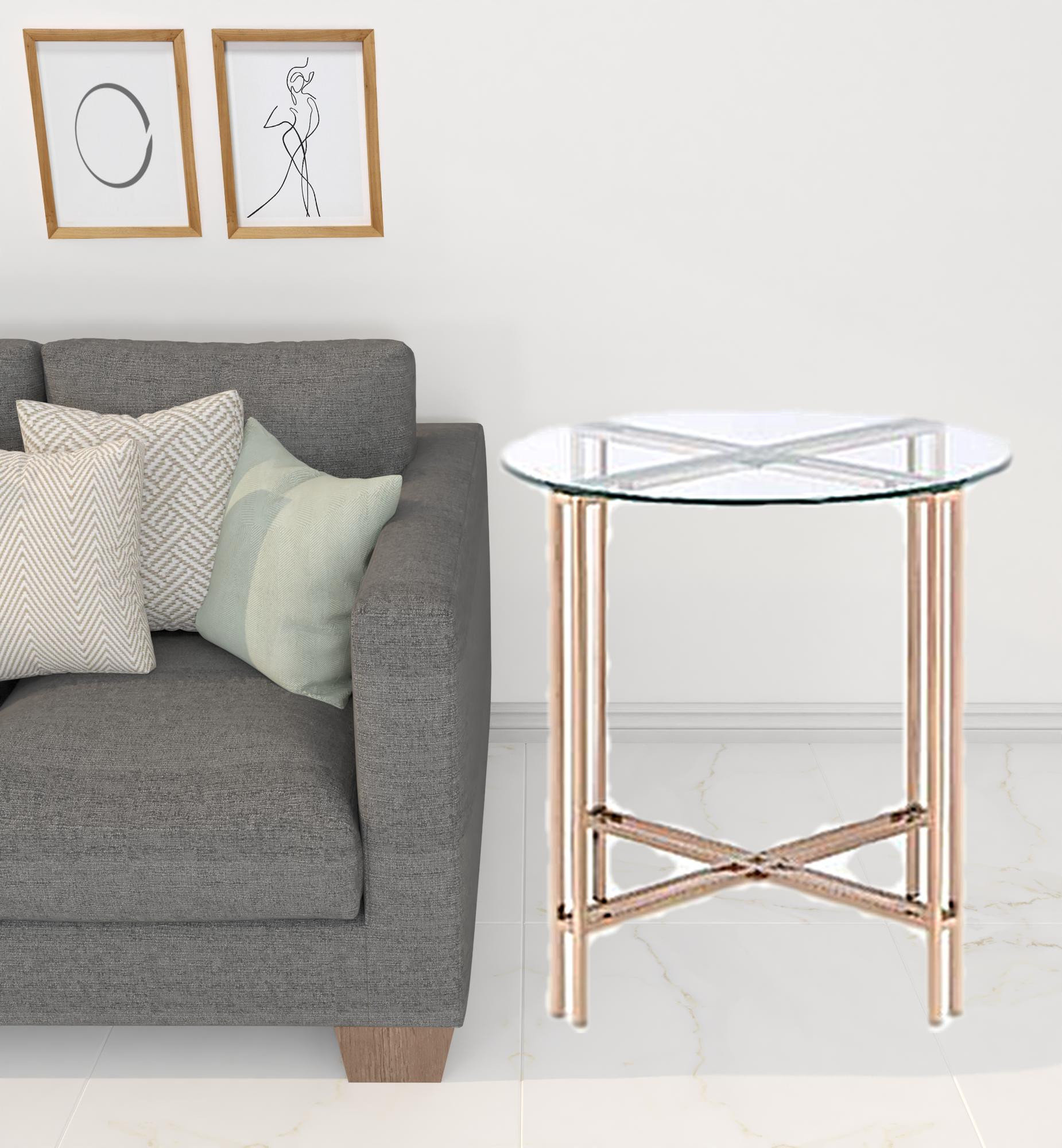Everly Quinn Cross Legs End Table | Wayfair