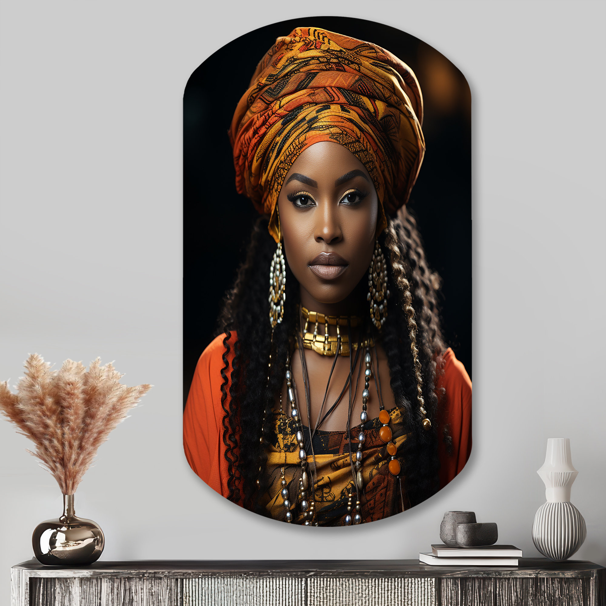 Dakota Fields African American Art Black - Asymmetrical African ...