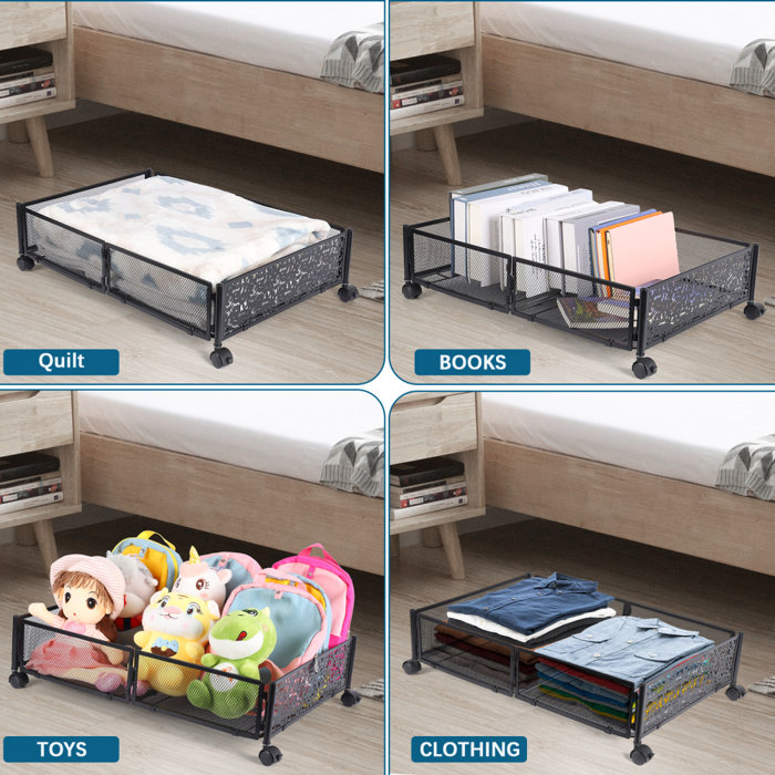 Rebrilliant Metal Underbed Storage & Reviews | Wayfair