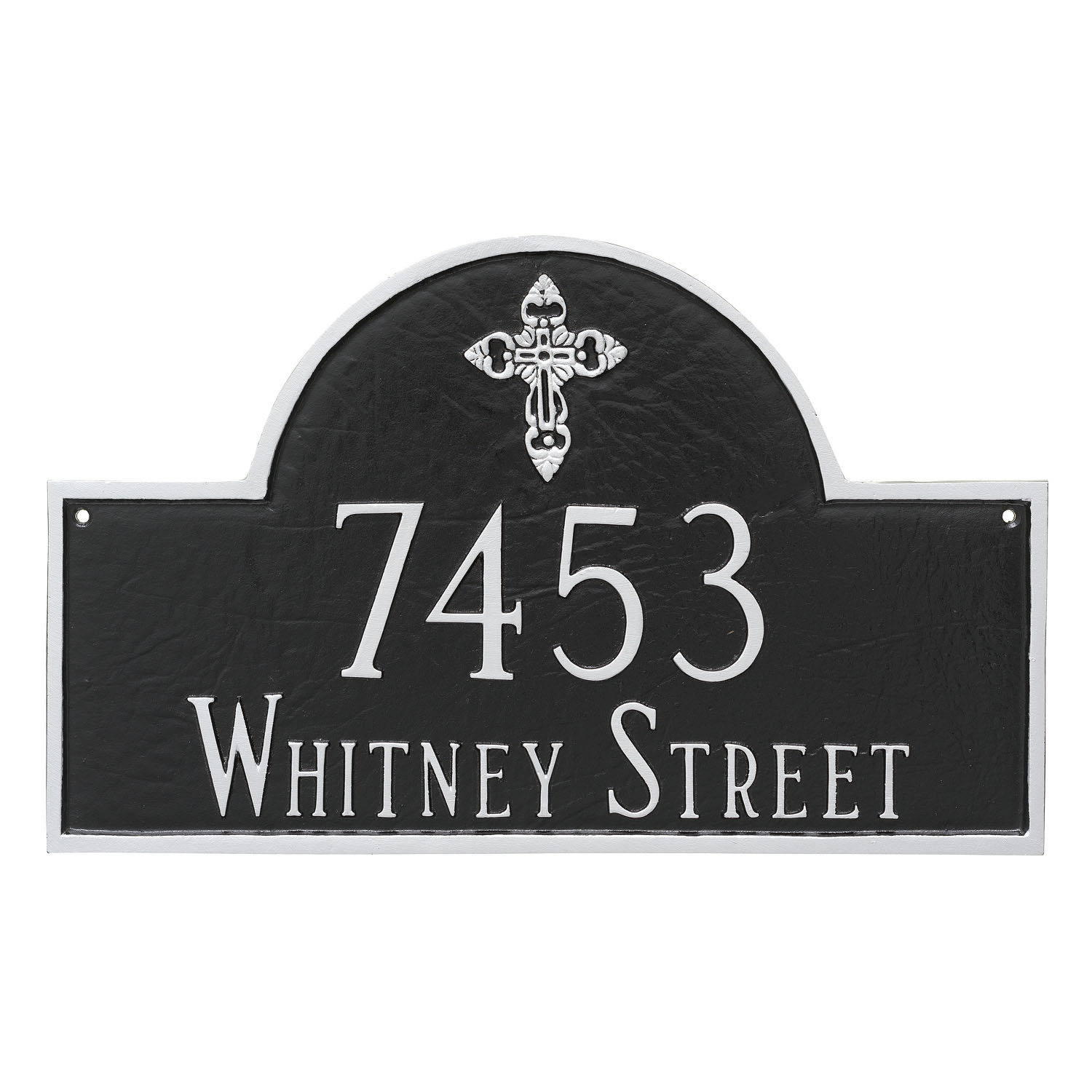 Montague Metal Products Inc. Classic 2-Line Wall Address Plaque ...