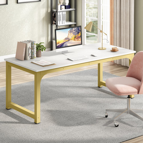Gold Desks, White & Gold Desks You'll Love in 2023 - Wayfair Canada