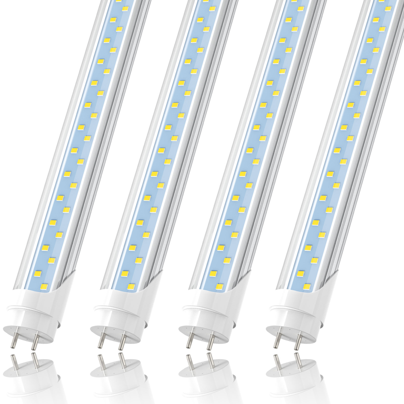 JESLED 28 Watt (280 Watt Equivalent) T8 G13 Base LED Non-Dimmable Light ...