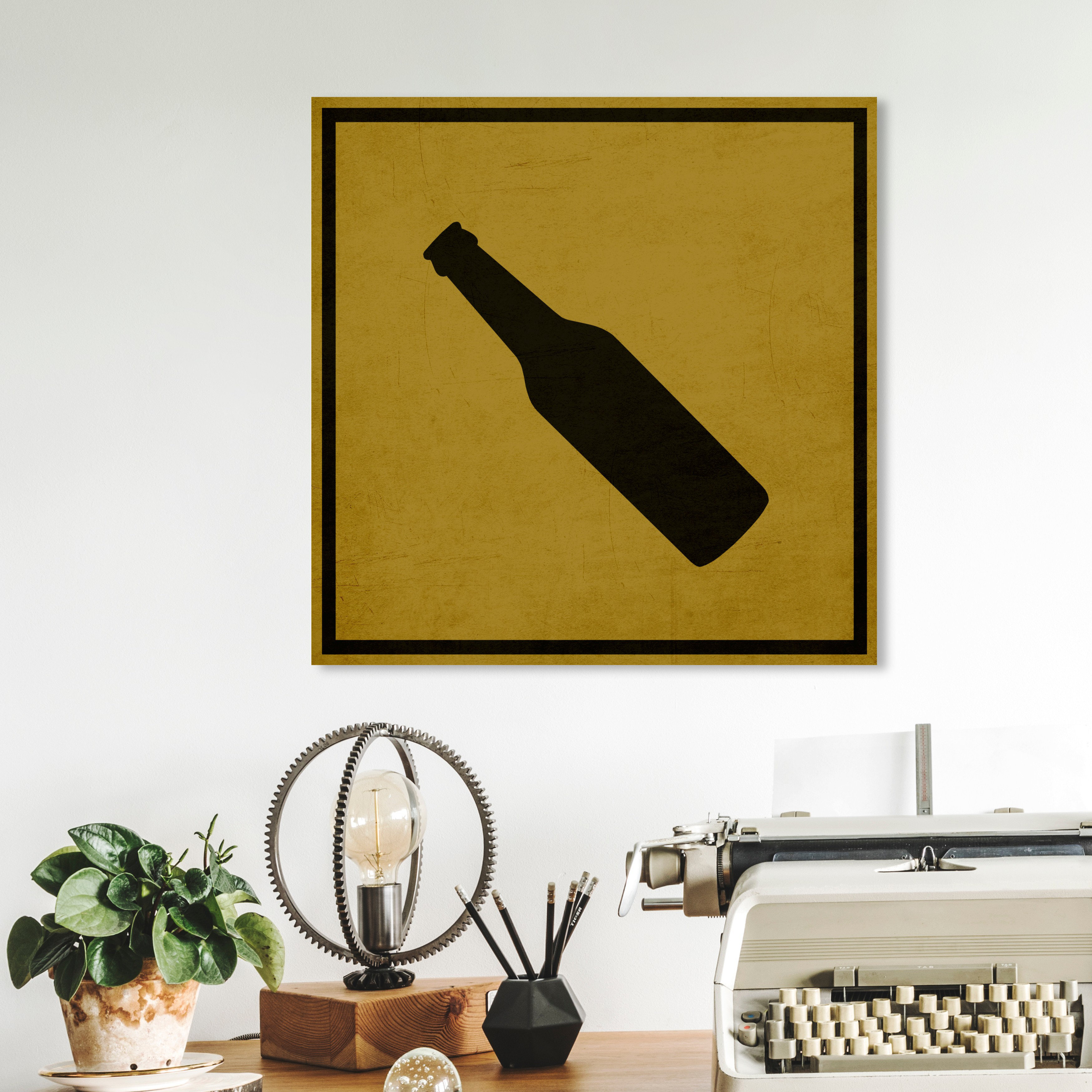 Art Remedy Drinks And Spirits Beer Sign - Graphic Art on Canvas ...