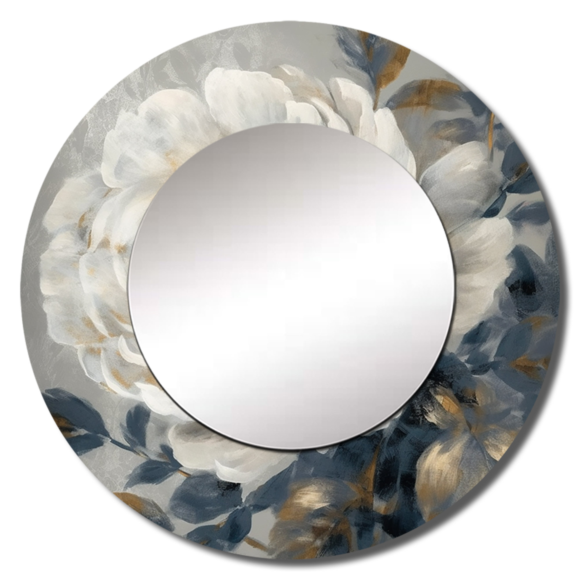 Wrought Studio™ Giosbel Emotions Of White Blue Peony Flower II ...