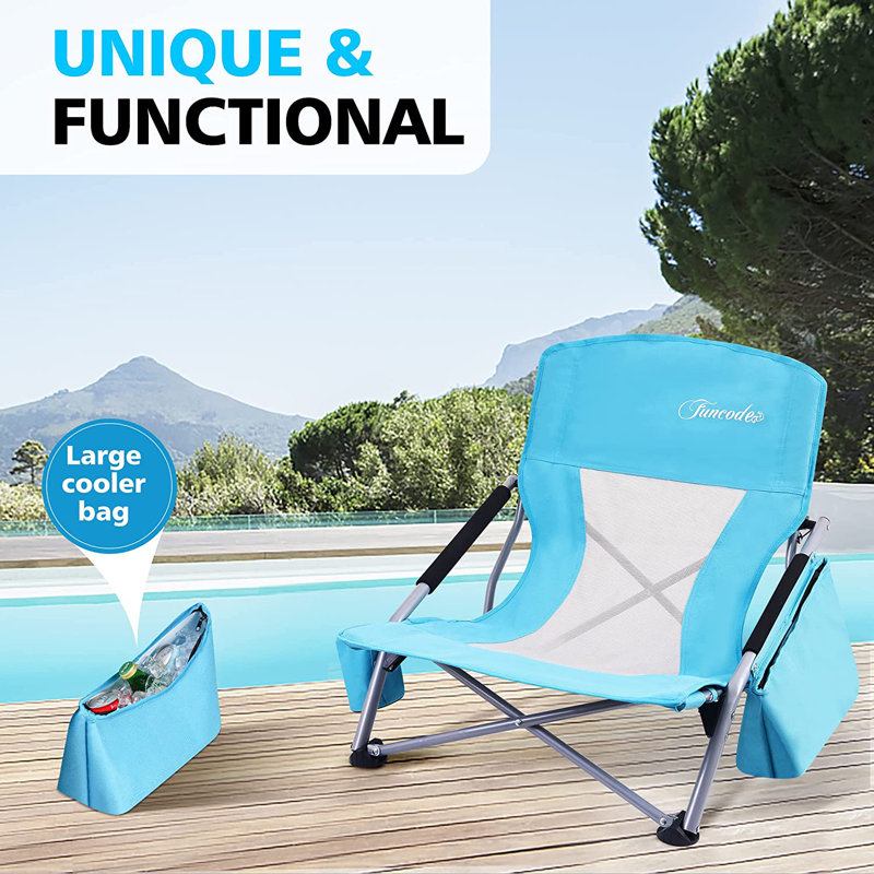 MUKE Low Beach Camping Folding Beach Chair | Wayfair
