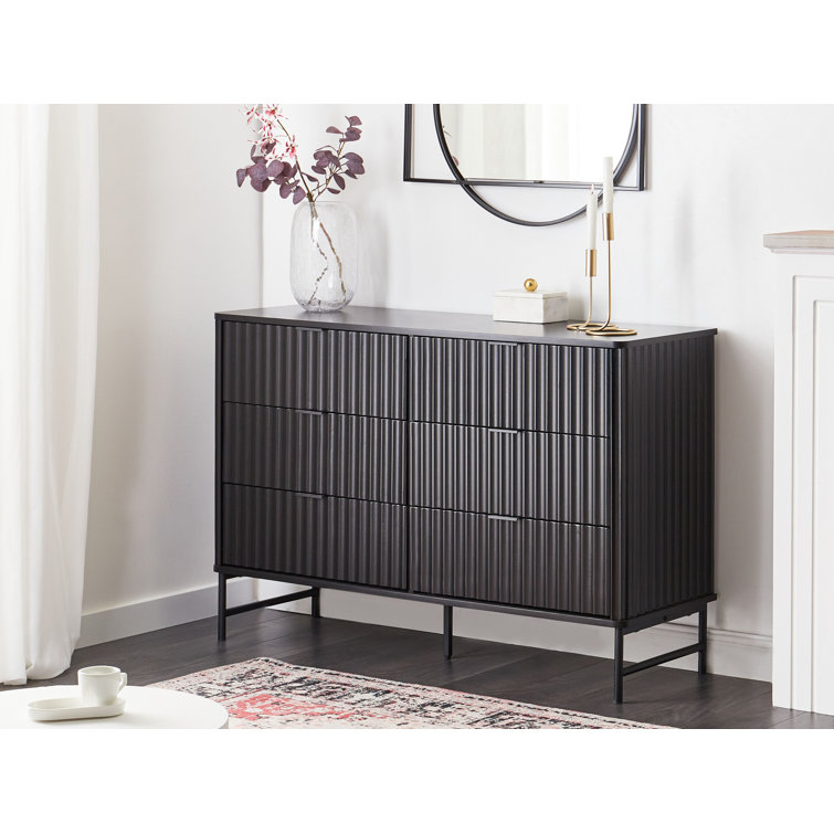Metro Lane Demetrica Iron 6 - Drawer Rectangle Accent Chest | Wayfair.co.uk
