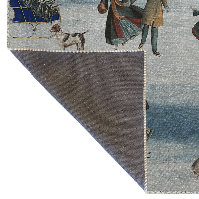 Dakota Fields Winter-Themed Sleigh, Wolf, and Human Patterned Creative ...
