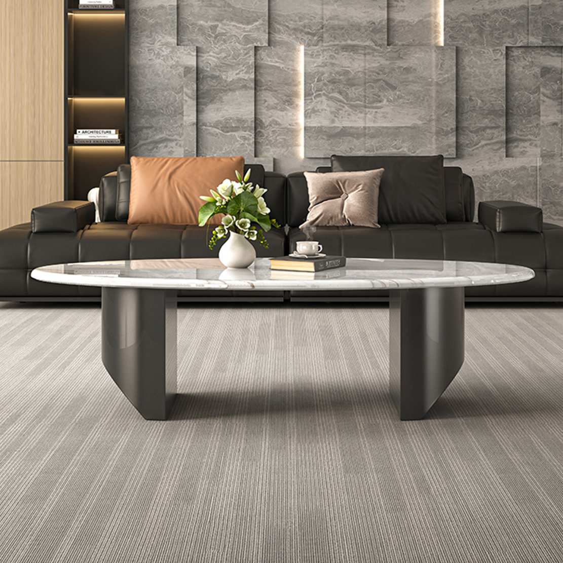 Trentastic Trails Oval microcrystalline stone coffee table | Wayfair