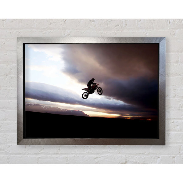 Bright Star Motorcross Bike Jump - Single Picture Frame Art Prints ...