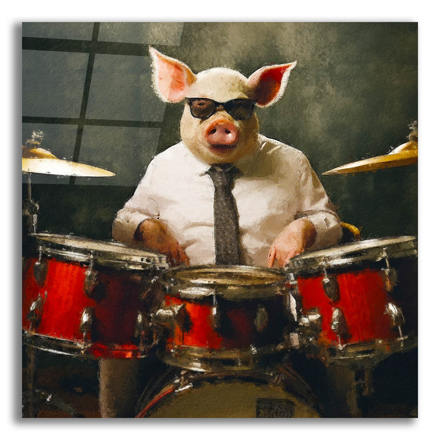 Trinx 'Stix' by Sean Parnell Acrylic Glass Wall Art | Wayfair