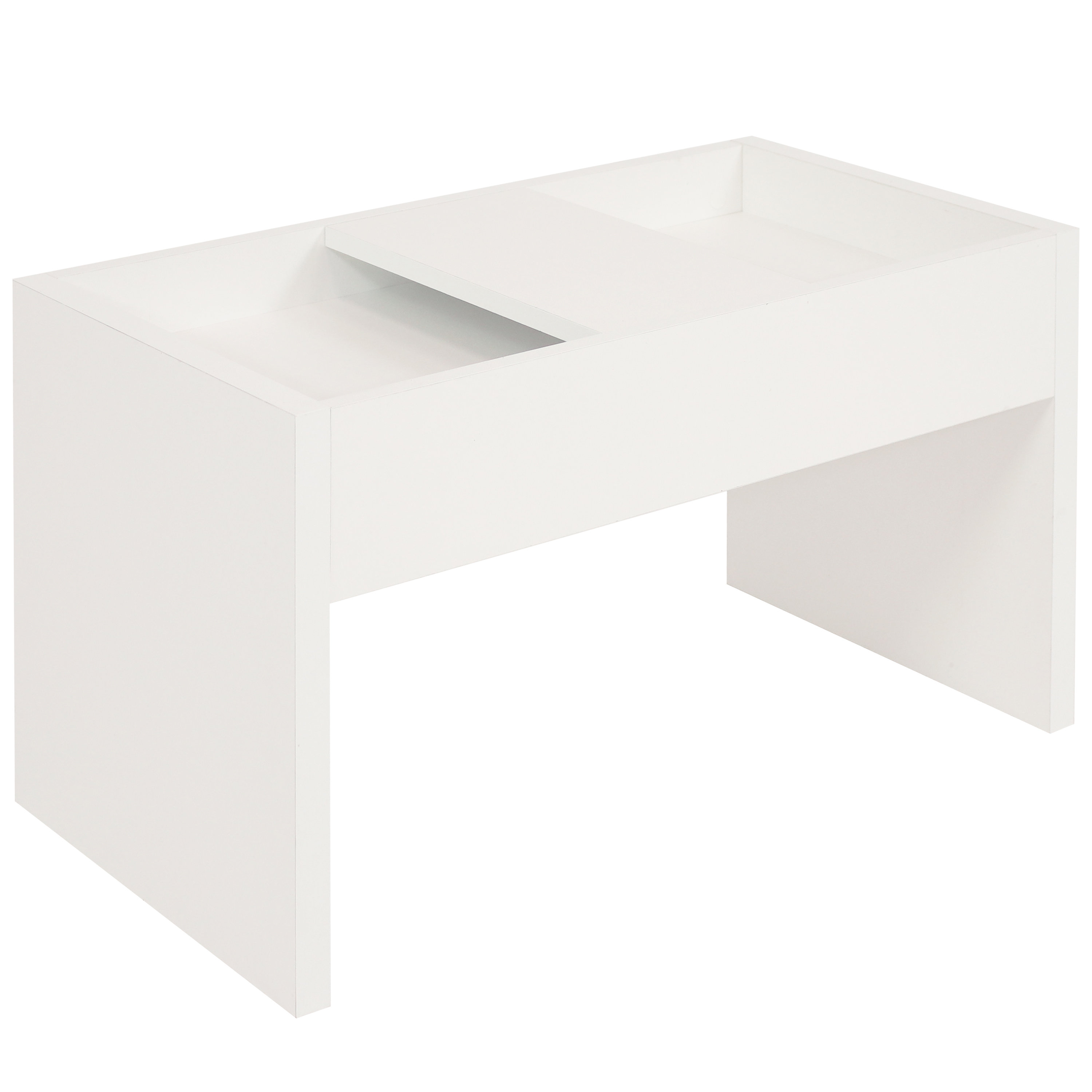 Ebern Designs Abbie-Lei Tray Top Sled End Table with Storage | Wayfair