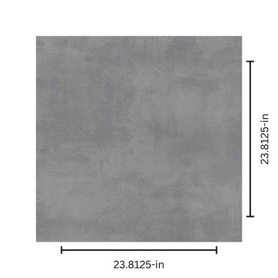 Long Island Mosaics & Tile Studio 24" x 24" Porcelain Concrete Look ...