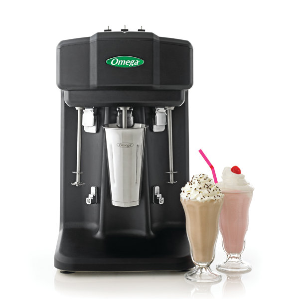 Omega Milkshake Maker with (3) 28oz Stainless Steel Blending Cups | Wayfair