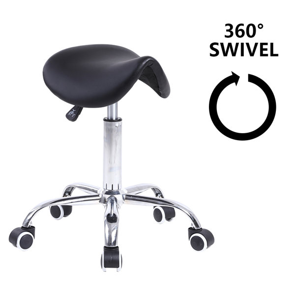Inbox Zero Height Adjustable Lab Stool & Reviews | Wayfair