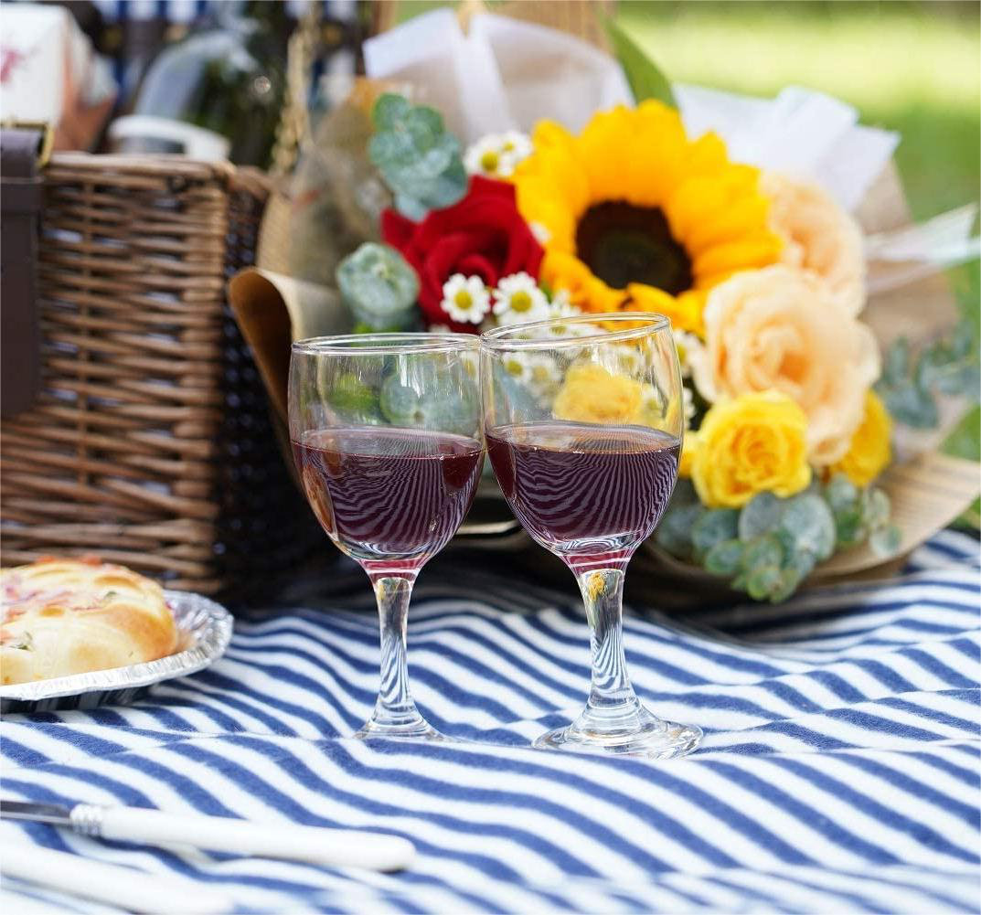 Crestone Wicker Picnic Basket For 2 With Waterproof Picnic Blanket ...