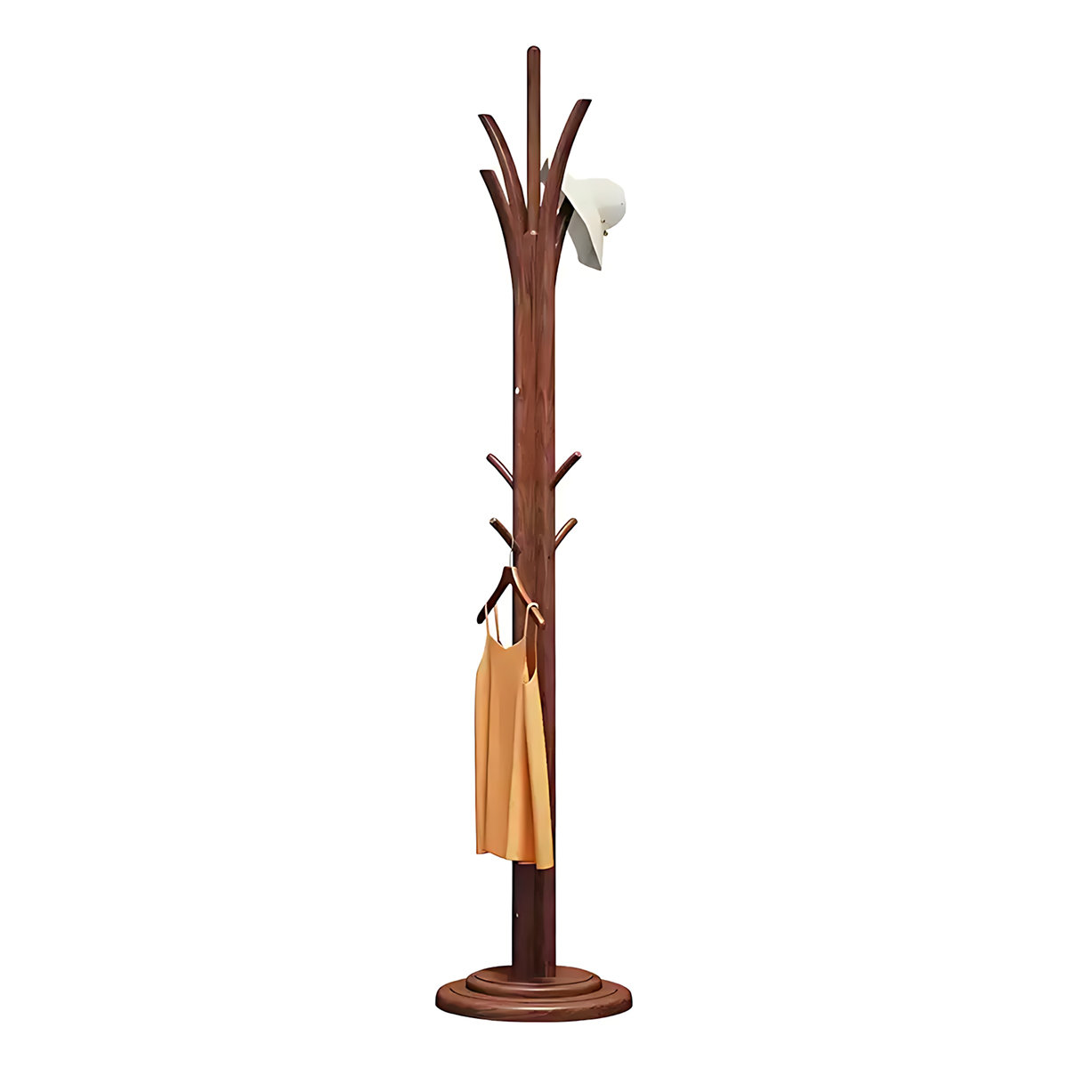 VICABY Solid wood freestanding coat rack | Wayfair