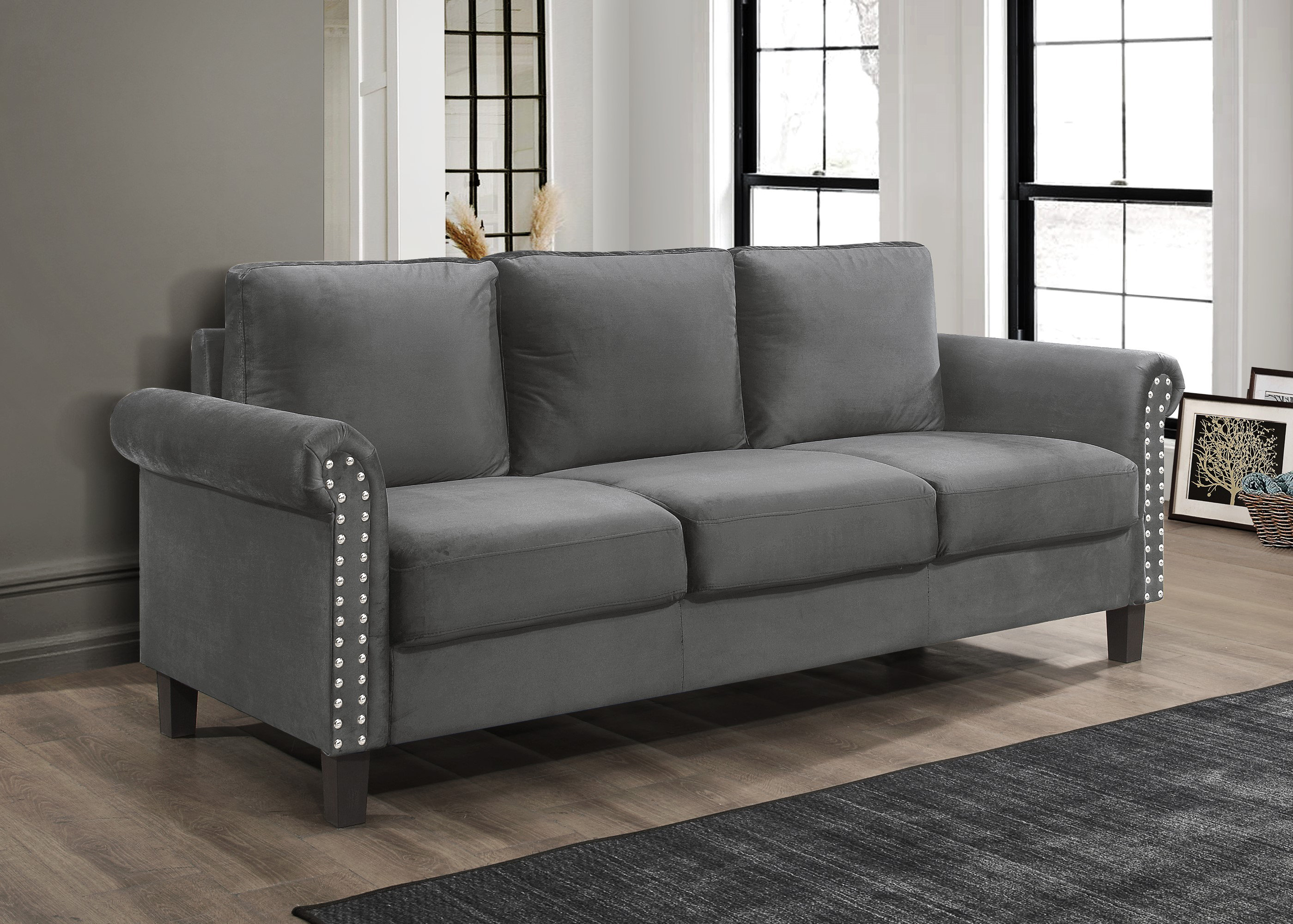 House of Hampton® Jacent 80.3" Upholstered Sofa & Reviews | Wayfair