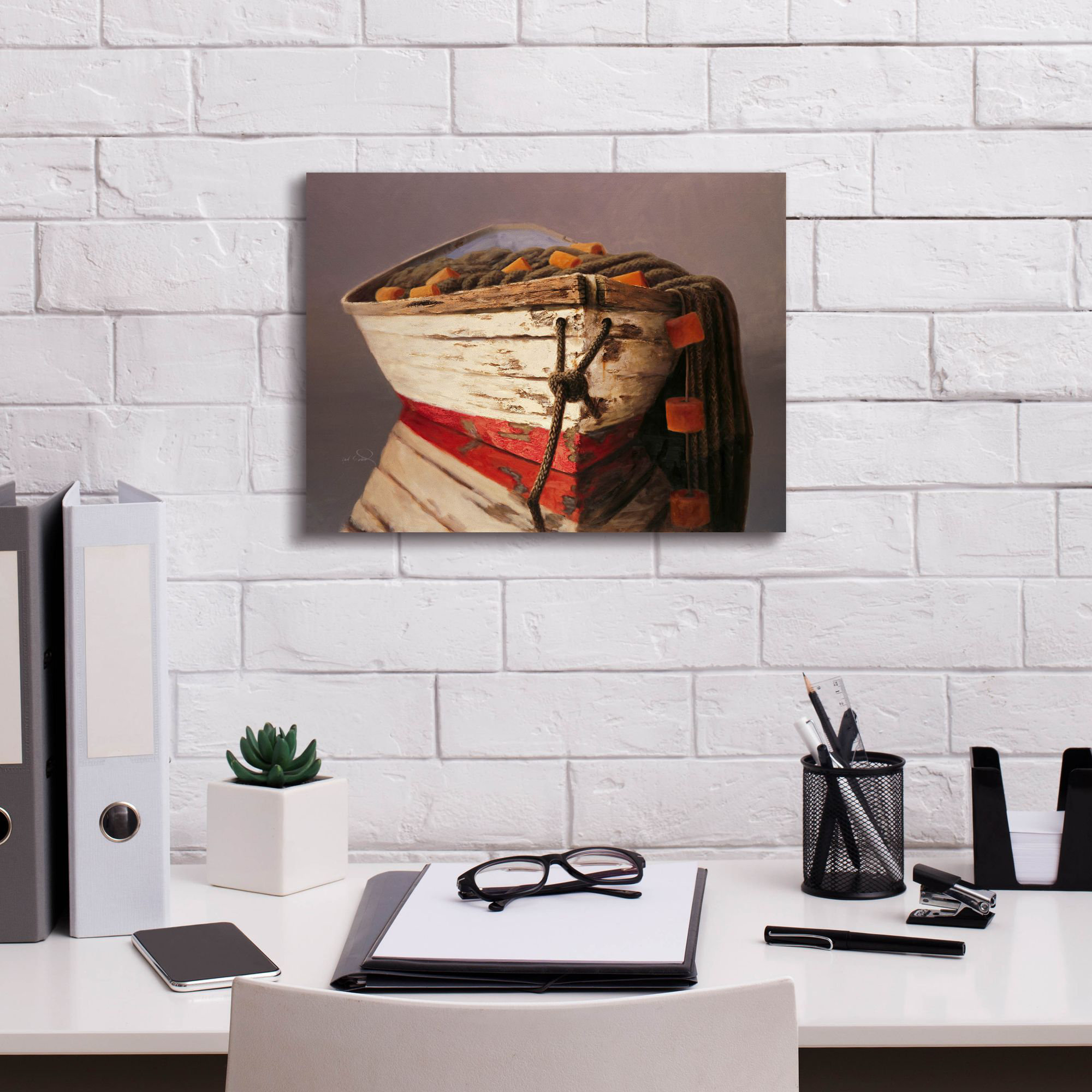 Longshore Tides Swampscott Dory' By Karl Soderlund, Canvas Wall Art ...