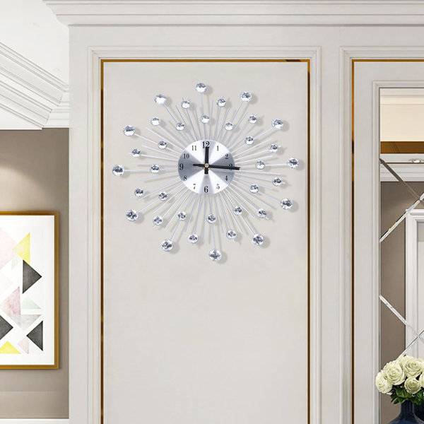 Mercer41 Clarince Metal Wall Clock & Reviews | Wayfair