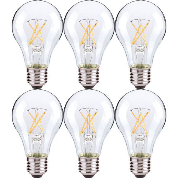 Satco 60 Watt Equivalent A19 E26/Medium (Standard) Dimmable 2700K LED ...