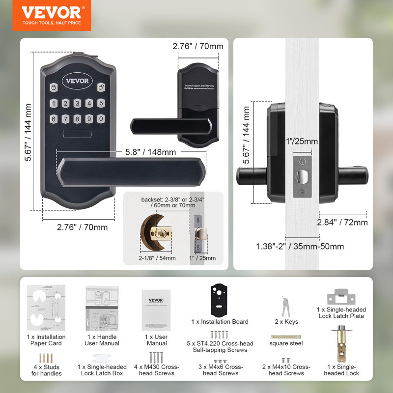 VEVOR Smart Keypad Keypad | Wayfair