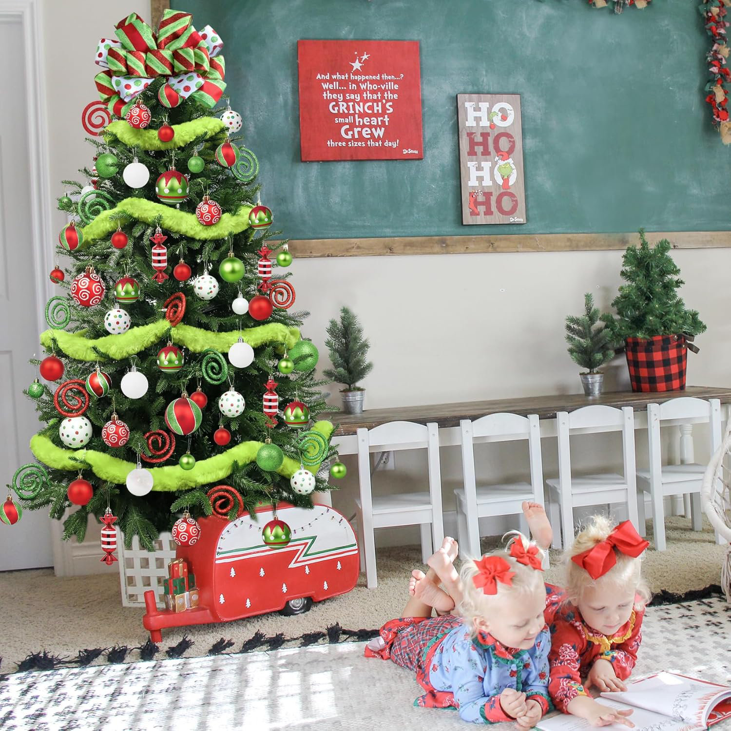 AMIBZ 92 Pcs Christmas Ball Ornaments, Glittering Elf Balls Swirl Candy ...