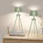 17 Stories Modern Tripod Bedside Table Lamp Rechargeable Touch Control ...