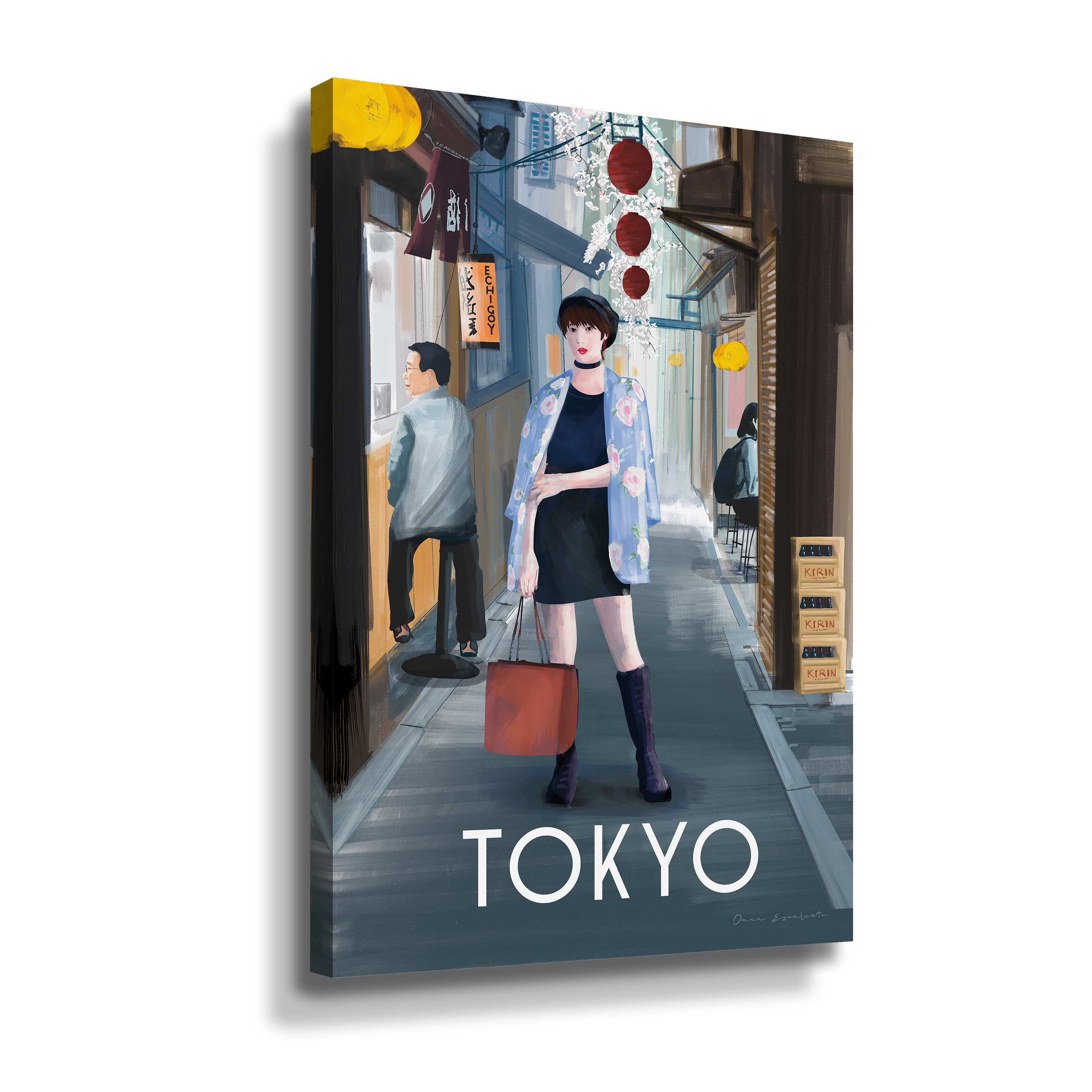 House of Hampton Girl In Tokyo II Girl In Tokyo II - Graphic Art on ...