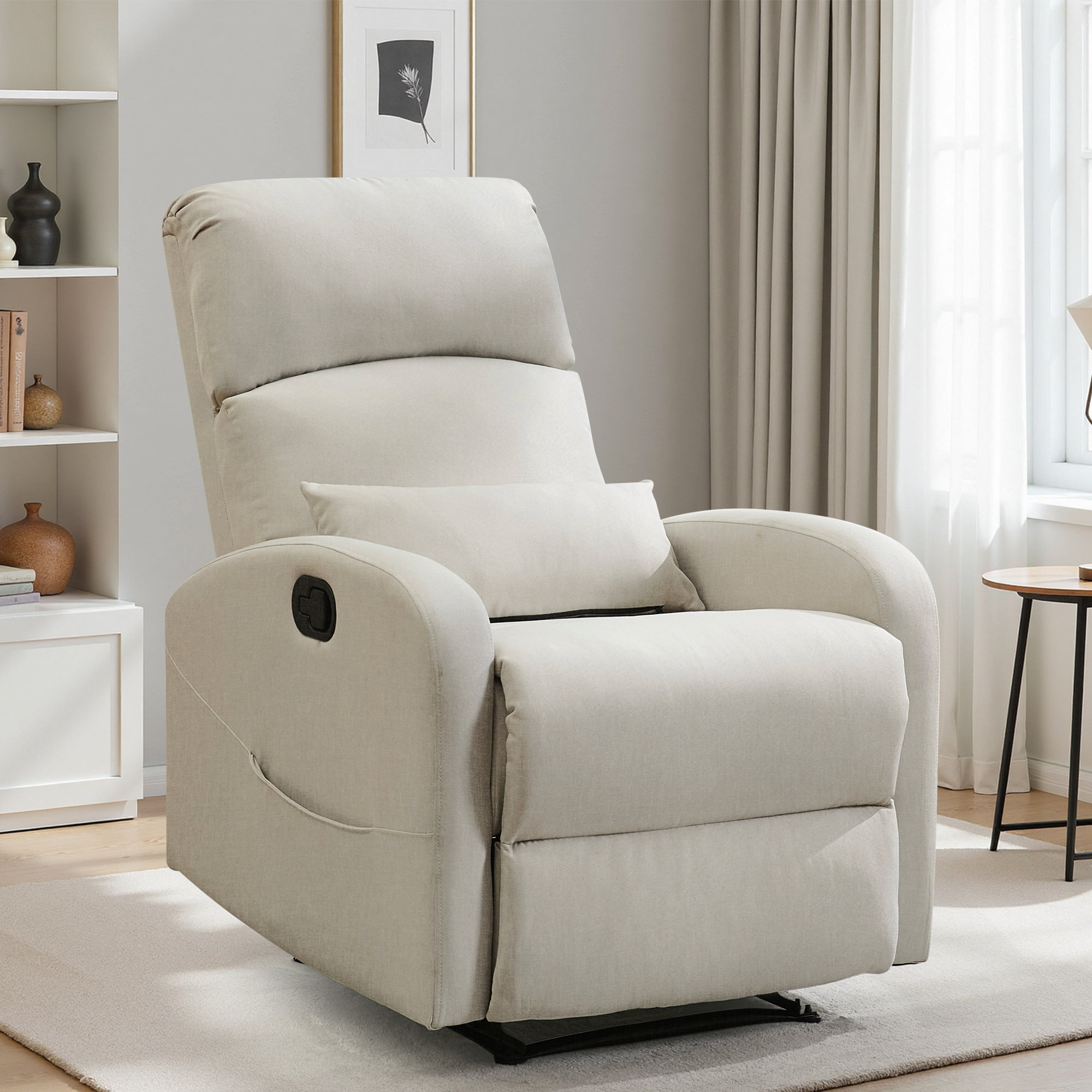 Ebern Designs Recliner Chair, Small Recliner Chairs For Small Space ...