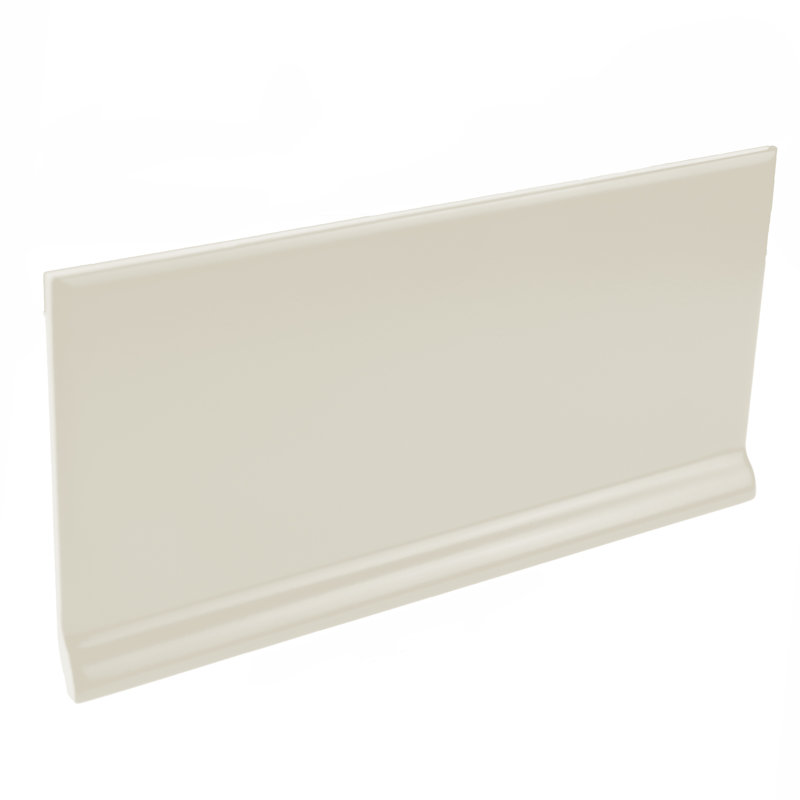 PIXL Color Beat Satin 8" L x 4" W Ceramic Cove Base Tile Trim & Reviews ...