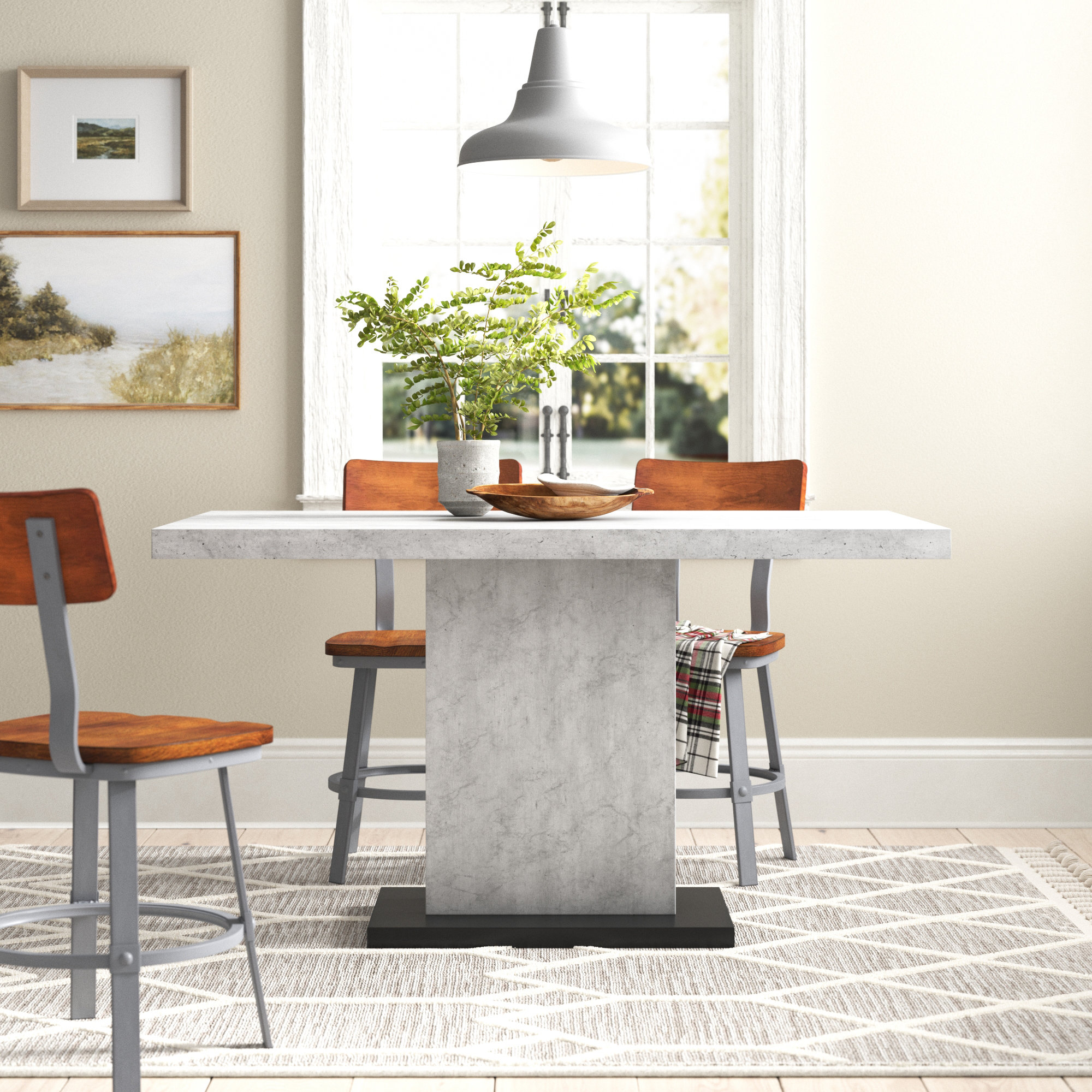 17 Stories Rusell Dining Table & Reviews | Wayfair