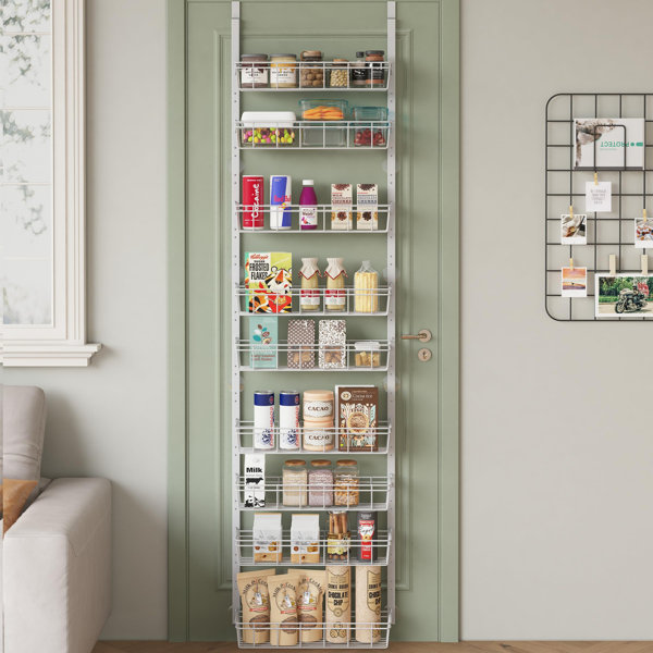 Belfry Kitchen Over Door Spice Rack,Pantry Door Hanging Organizer Rack ...