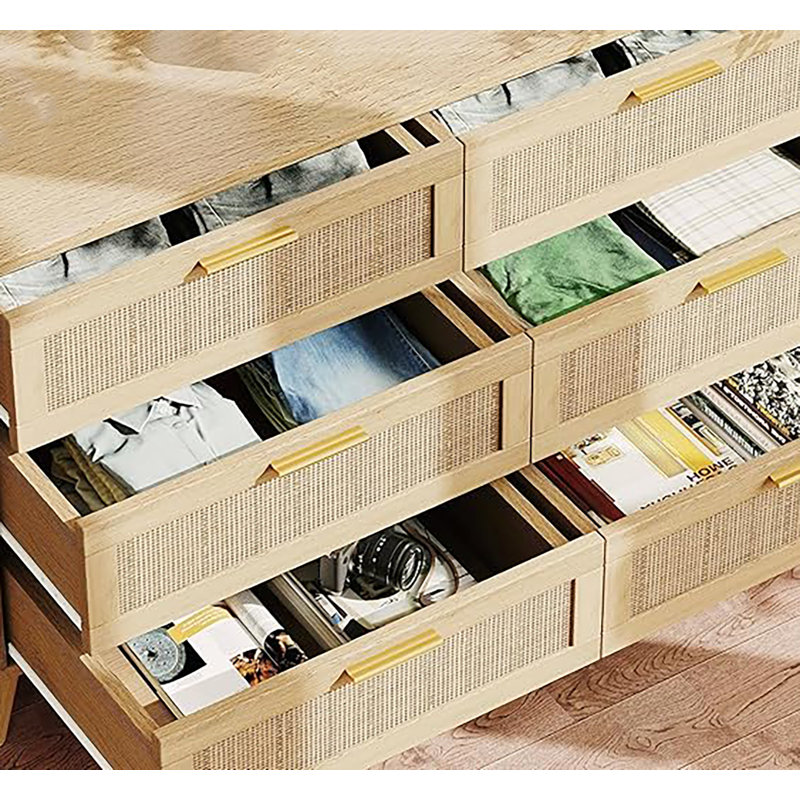 Bay Isle Home™ Particleboard Natural Drawer Chest Cabinet | Wayfair