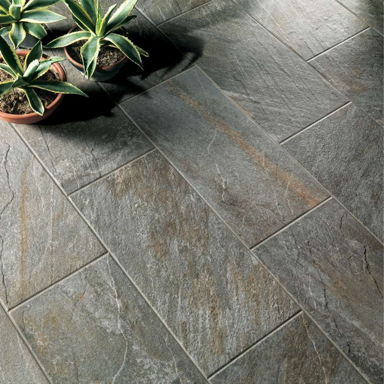 Long Island Mosaics & Tile Miami 12" x 24" Porcelain Stone Look Wall ...