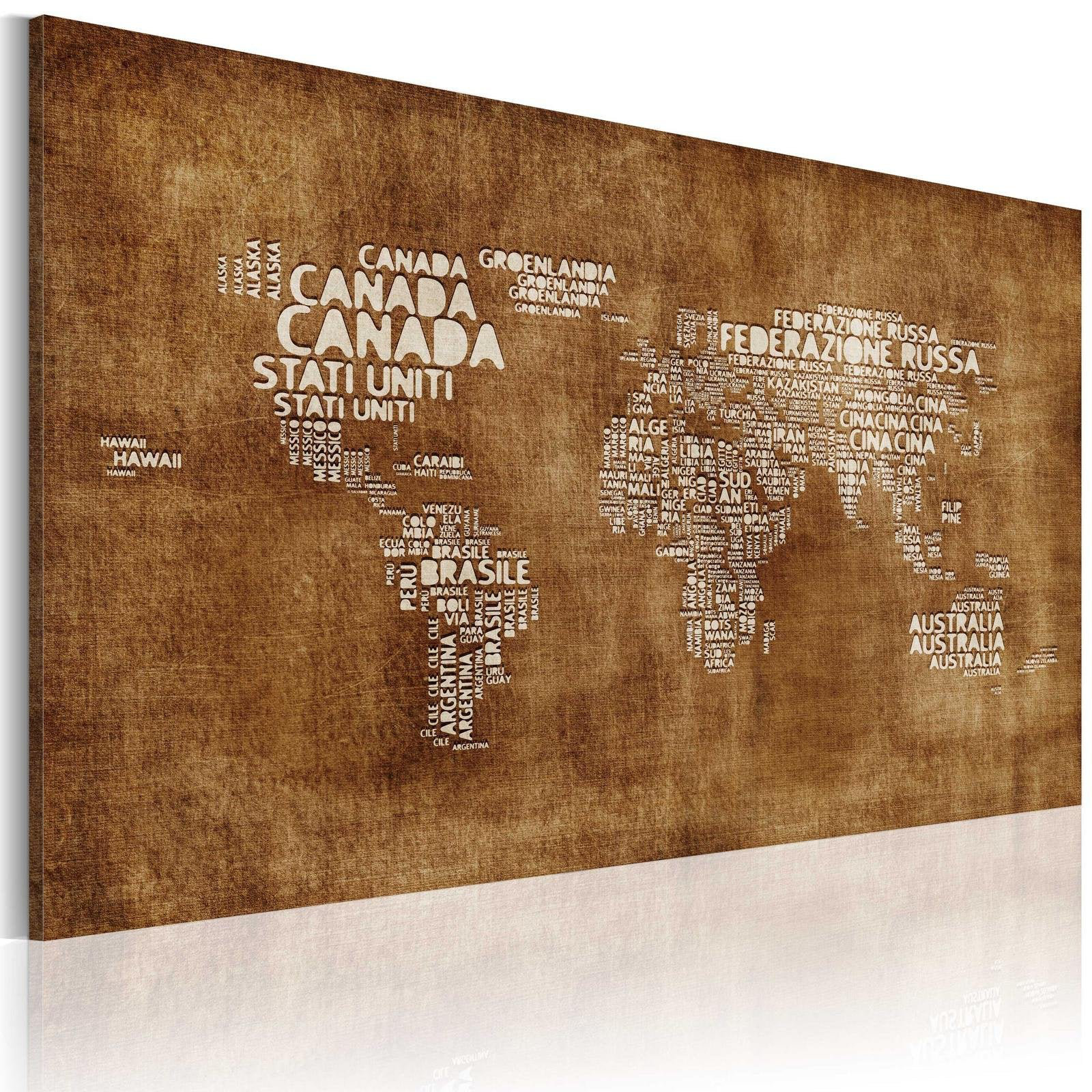 Trinx Stretched Canvas World Map Art - The Lost Map - Wayfair Canada