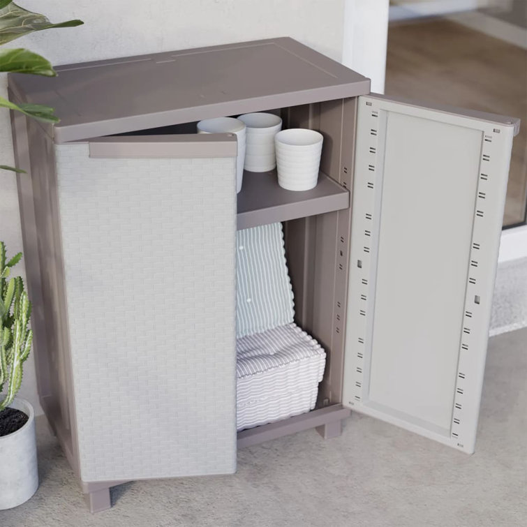 17 Stories Belisle 2-Door 2-Shelf Storage Cabinet | Wayfair.co.uk