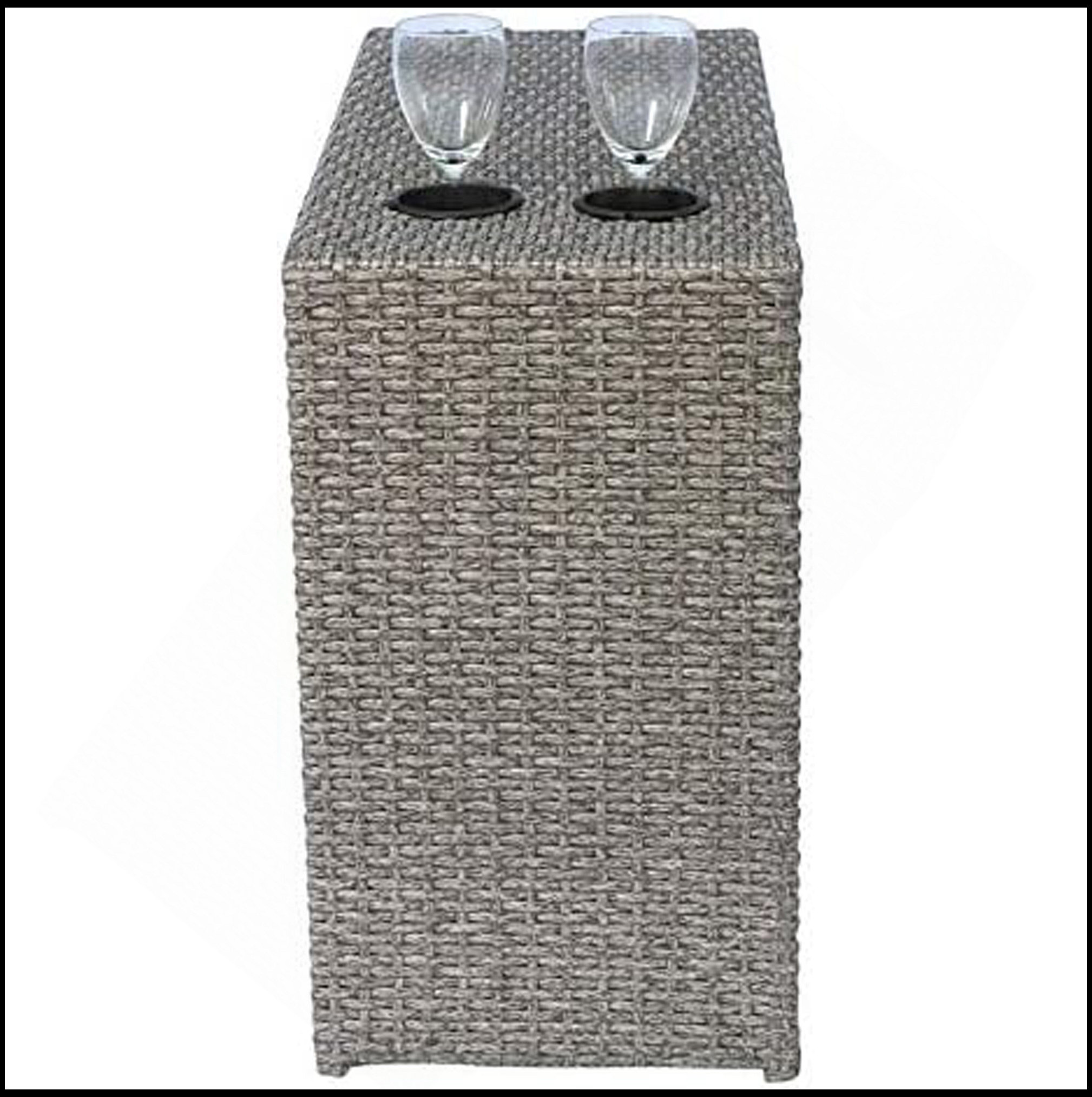 Latitude Run® Shick Fully Assembled Outdoor Side Table With Weather ...