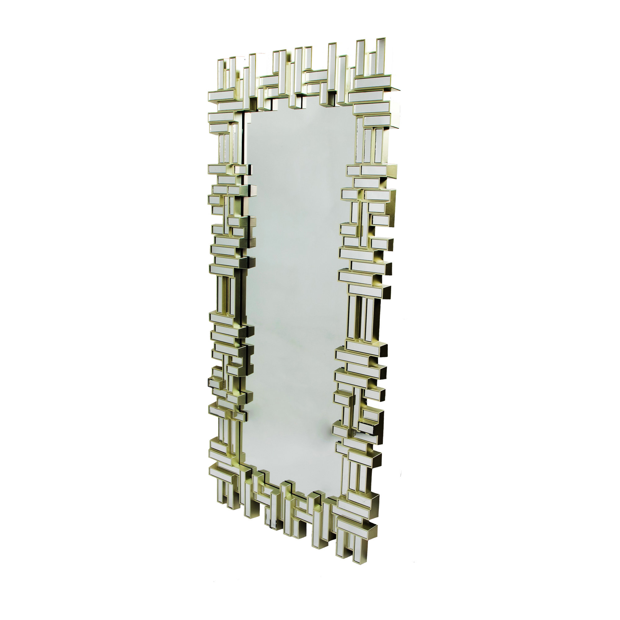 Northlight Seasonal 47" Champagne Gold Rectangular Modern Home Wall ...