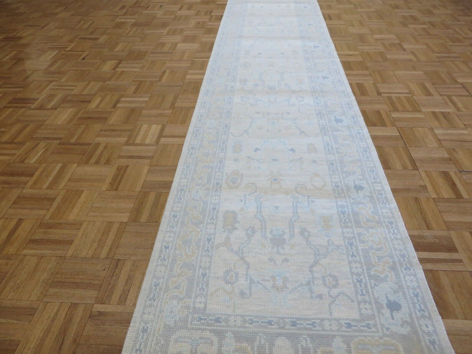 Bungalow Rose One-of-a-Kind Rectangle Emmitte 2'8" X 15'2" Wool Area ...
