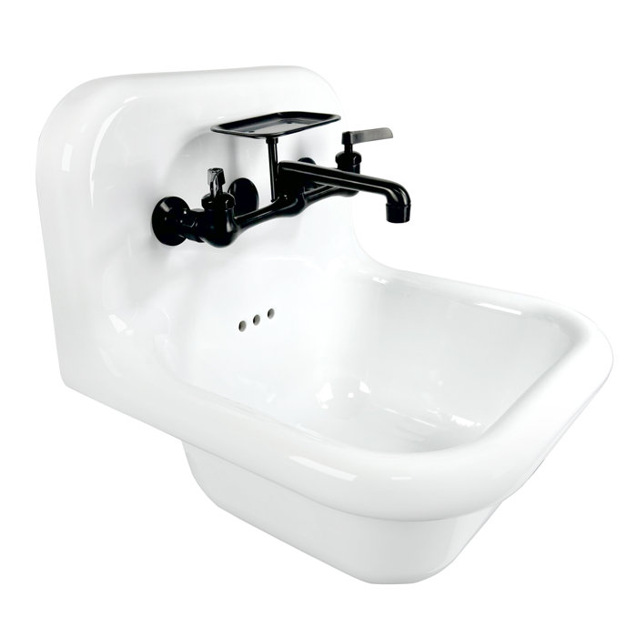 Nantucket Sinks Victorian Nantucket Sinks 16.5''Fireclay Specialty Wall ...