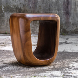 AllModern Alpine Solid Wood Decorative Stool & Reviews - Wayfair Canada