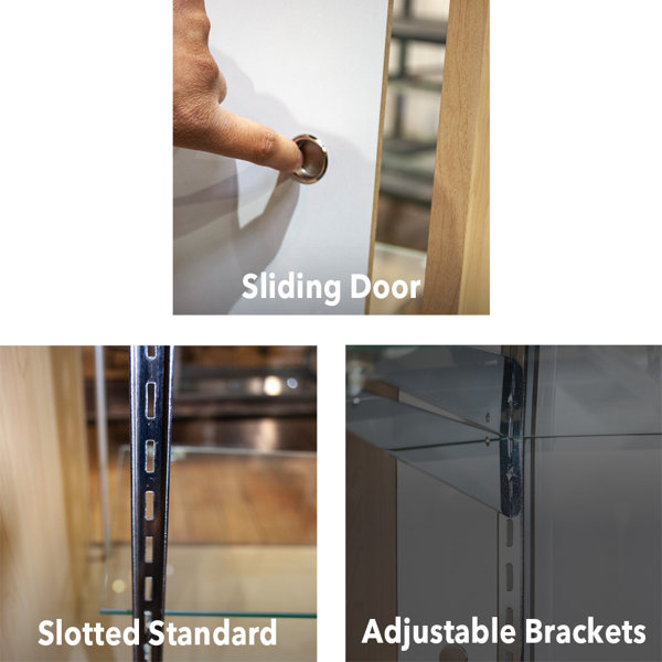 Specialty Store Services 48 Inch Full Vision Retail Display Showcase ...