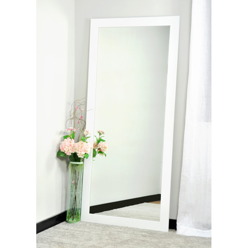 Latitude Run® Ayeisha Modern White Full-Length Mirror & Reviews | Wayfair