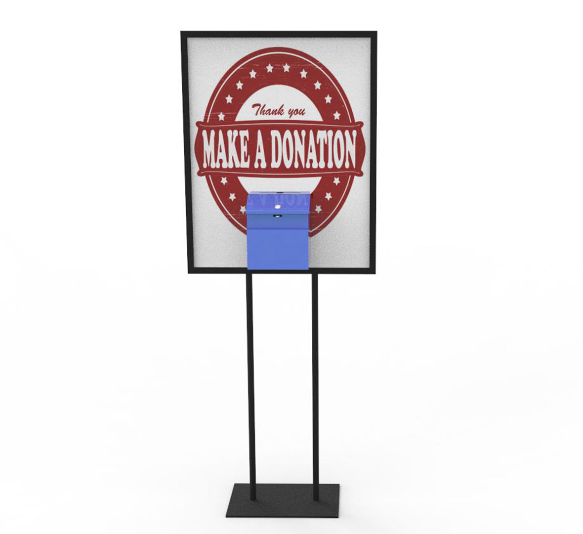 FixtureDisplays Fixturedisplays® Donation Poster Stand, Ballot ...