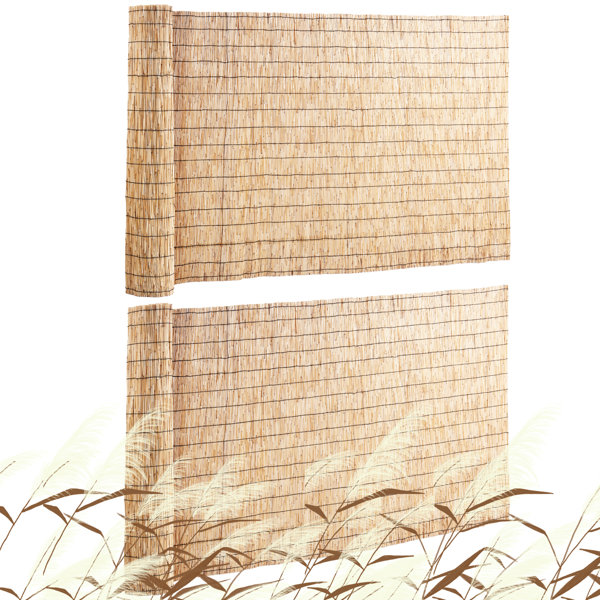 VEVOR 2-Pack Reed Fence Landscaping Privacy Blind Fencing Screen 16.4 ...